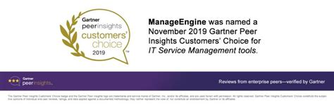 Manageengine It Service Management On Linkedin Gartner Peerreviews Gartnerpeerinsights