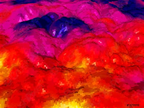 Abstract Background With Topographic Landscape Map And Pixelated