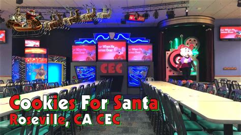 Cookies For Santa Chuck E Cheeses Roseville Ca Youtube