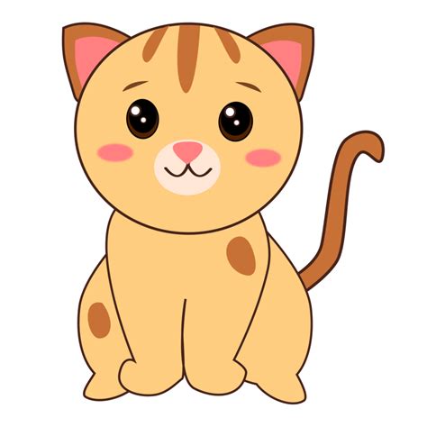Linda Gato Sentado 48105124 PNG