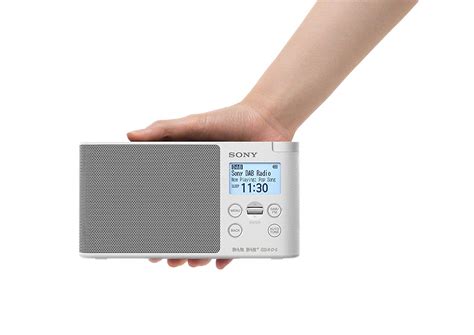 Sony XDR S41D Portable DAB DAB Wireless Radio With LCD Display White