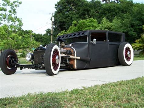 1927 Ford Model T Tudor Sedan Rat Rod Hot Rod Street Rod Chopped Top