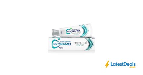 Sensodyne Pronamel Toothpaste Mineral Boost 75ml £2 48 At Amazon