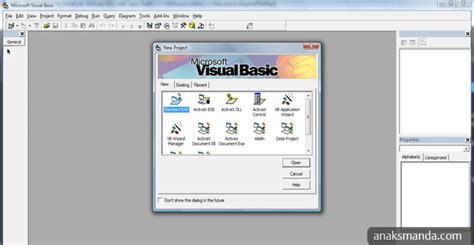 Sekilas Tentang Visual Basic 6 0 Anaksmanda