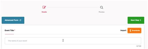 Using The Advanced Form For Event Submissions Support