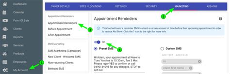 Emailing Appointment Reminders Client Diary