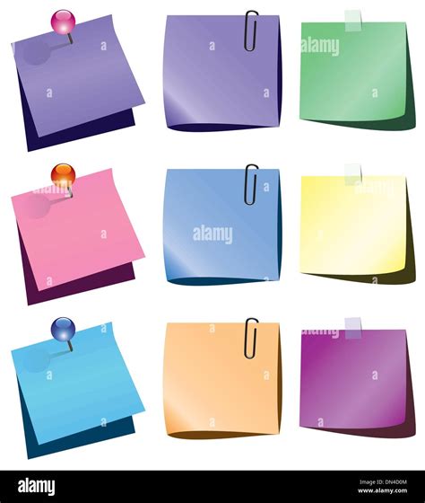 Vector Paper Notes Stock Vector Image And Art Alamy