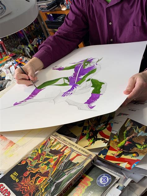 Spider Mans Green Goblin Comes Alive In Stunning Alex Ross Artwork