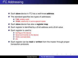 The I2C Interface PPT