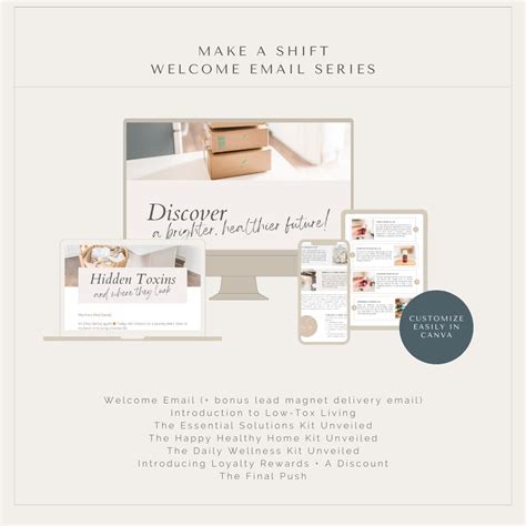 Make A Shift Welcome Email Series Well Styled Essentials