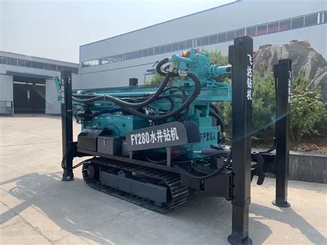 280m Deep Hydraulic Rotary Borehole Drill Rig Dth Deep Water Well