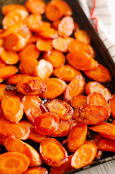 Hot Honey Roasted Carrots