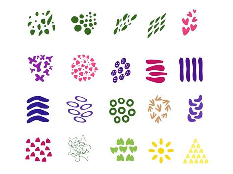 Set Of Abstract Organic Geometric Shapes 4398768 Vector Art At Vecteezy