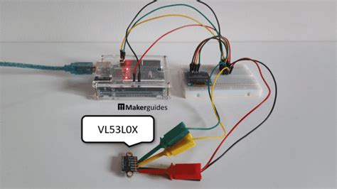 Vl53l0xtof0200c Distance Sensor With Arduino