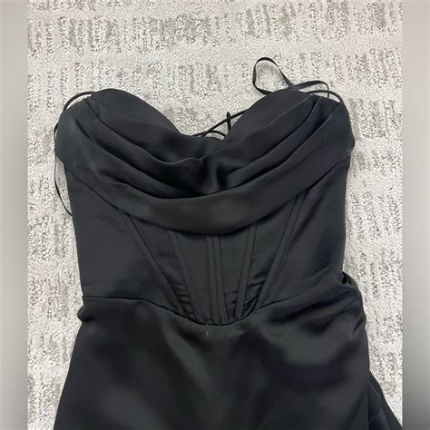 Black Corset Prom Dress Gem