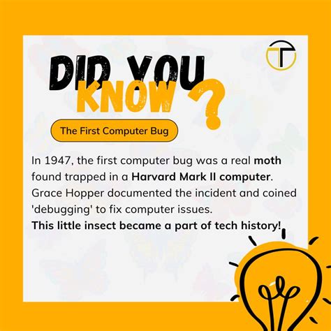 Techhistory Funfact Debugging Techcog Tech Cog Pvt Ltd