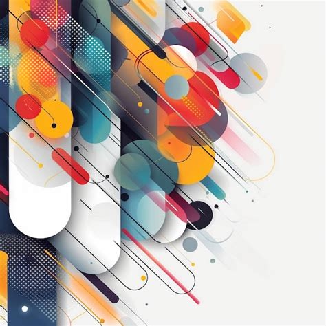 Premium Photo A Colorful Abstract Background With Different Colored Circles And A White Background