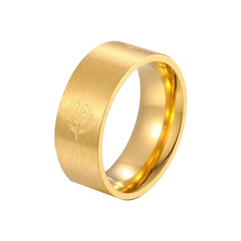 Madeinsea© Stainless Compass Ring