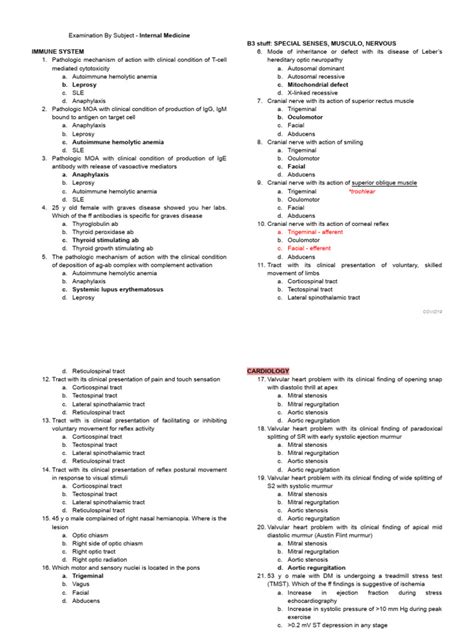 Internal Medicine Ebs Lvl 23 Pdf Congenital Heart Defect Anemia