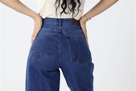 Wide Leg Azul Medio Desgastado · Ref 2525