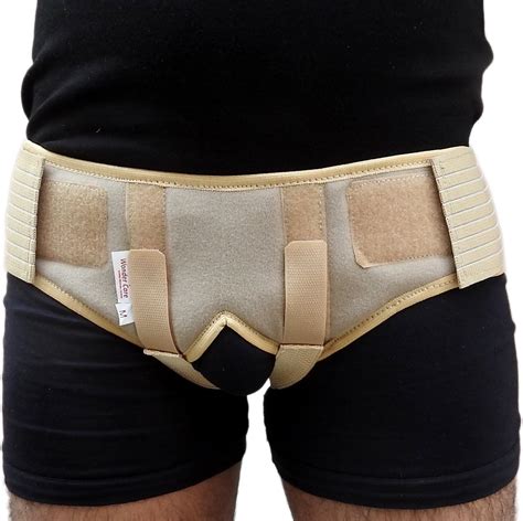 Wonder Care Beige Double Inguinal Hernia Support Belt Brace With 2