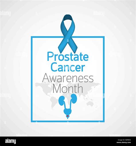 Prostate Cancer Awareness Month Vector Icon Illustration Stock Vector