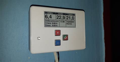 Esp32 Wifi Termostat S E Ink 29 By Radek Frolich Download Free Stl Model