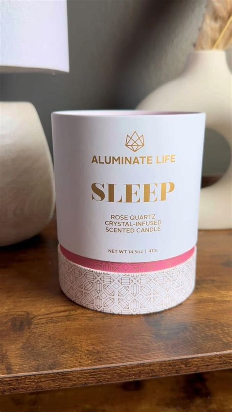 Crystal Infused Candle And Diffuser Sleep Candle Energy Diffuser