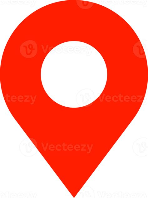Map Location Pin Icon In Red Colors 13760669 Png