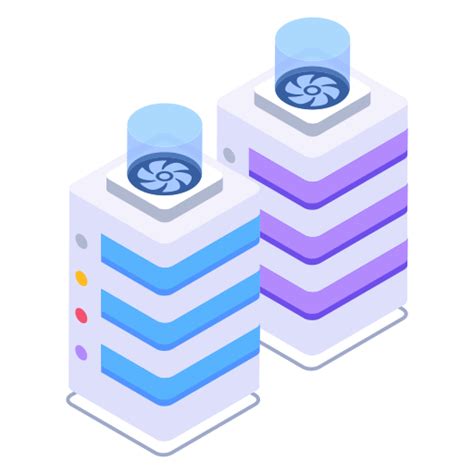 Data Center Generic Isometric Icon