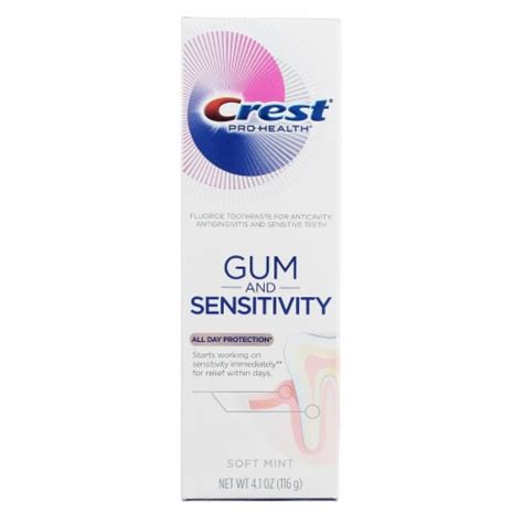 Crest Sensitive And Gum All Day Protection Anticavity Fluoride Toothpaste 41 Oz Smiths Food