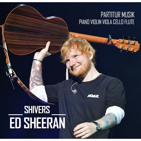 Jual Latihan Partitur Musik Shivers Ed Sheeran Not Balok Dengan Piano