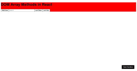 React Codesandbox