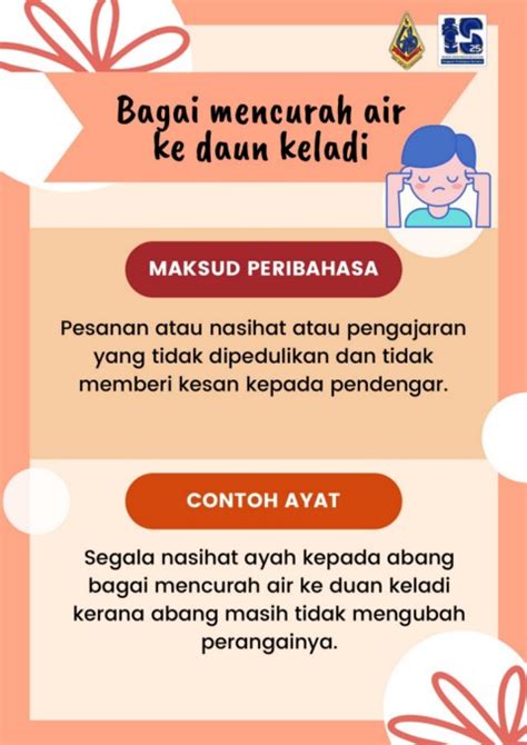 Maksud Peribahasa Bagai Mencurah Air Ke Daun Keladi Peribahasa Sama