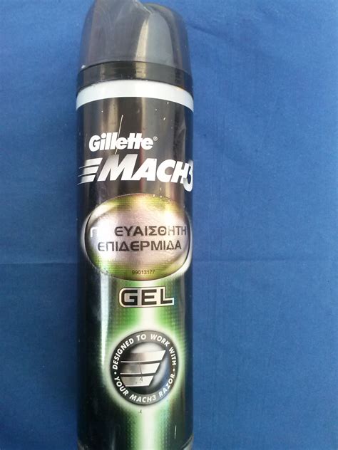 Гель для бритья Gillette Mach3 "Sensitive Skin" для чувствительной кожи ...