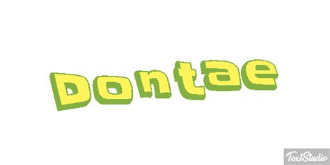Dontae Name Animated  Logo Designs
