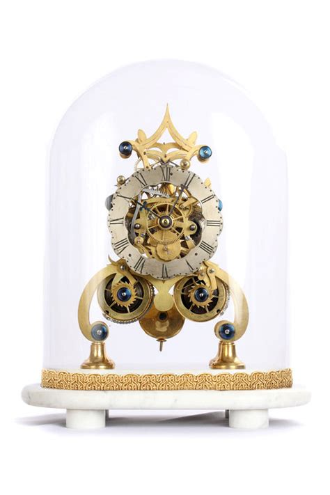 Antiques Atlas Striking Fusee Skeleton Clock