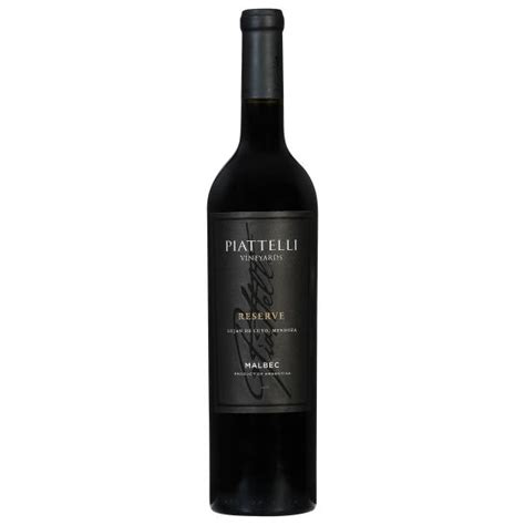 Piattelli Vineyards Malbec Reserve Lujan De Cuyo Mendoza Publix