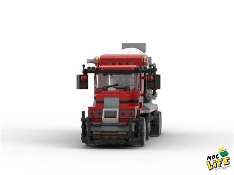 Lego Moc Mack Cement Truck By Moclife Rebrickable Build With Lego