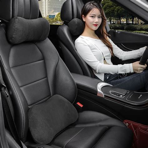 Tanio Skórzana poduszka pod szyję do samochodu BMW Audi Mercedes sklep