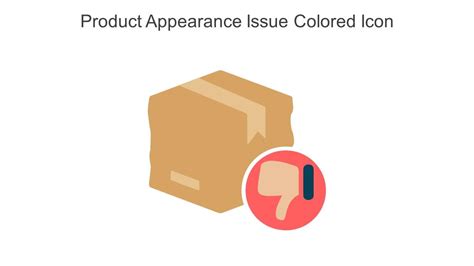 Product Appearance Issue Colored Icon In Powerpoint Pptx Png And