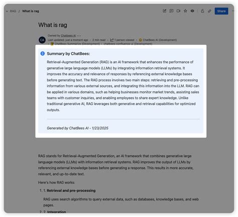 Ai Chat For Confluence Chatbees