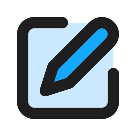 Blue Edit Icon Png
