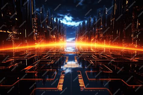 Premium Photo Background Of Hightech Digital Concepts