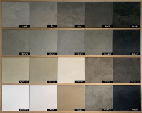 Microcement Farver Tonet Og Klar Til Brug