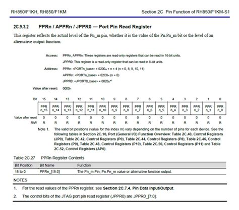 Rh850 R7f701690 Microcontroller Port Configuration Forum Rh850