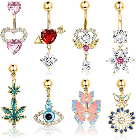 Cute Dangle Belly Button Rings