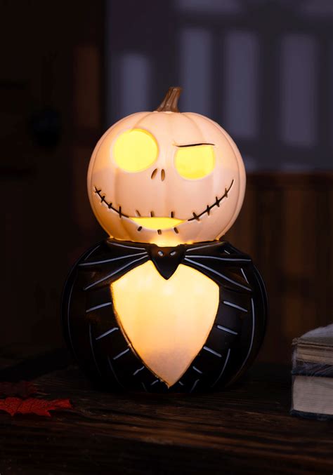Jack Skeleton Light Up 8 25 Pumpkin Halloween Decoration