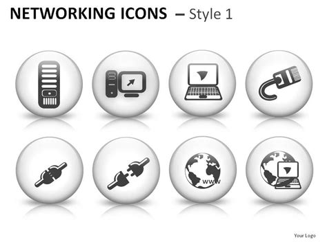 Networking Icons Style Powerpoint Presentation Slides PowerPoint Slide Images PPT Design