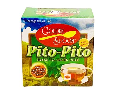 Golden Spoon Pito Pito Herbal Tea Health Drink 100 Natural 12 Teabags 24g